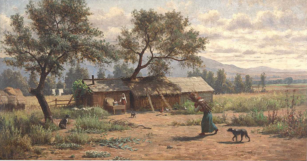 Settlement in the Napa Valley, Near St. Helena, California 1885 Virgil – Arader Galleries